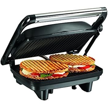 Hamilton Beach Panini Press Sandwichera gourmet: Hamilton Beach: Amazon ...