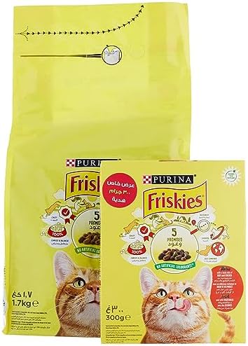 Friskies Beef, Chicken, and Vegetables 1.7 Kg + Friskies Beef, Chicken ...