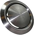 Invero® Universal Metal Round Ceiling Extractor Exhaust Wall Vent Cap ...