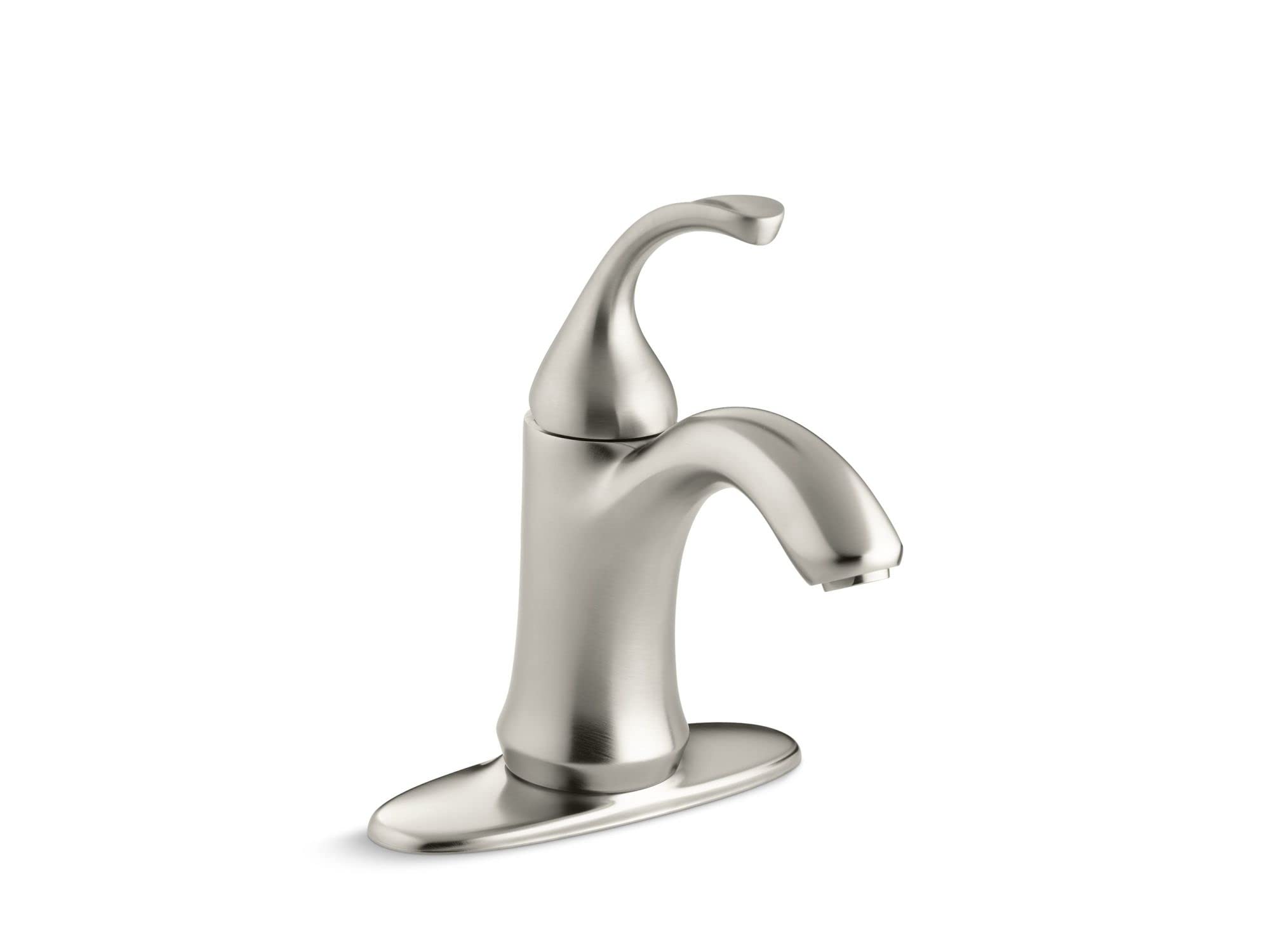 Mua (Vibrant Brushed Nickel) - KOHLER K-10215-4-BN Forte Single Control Lavatory Faucet, Vibrant ...