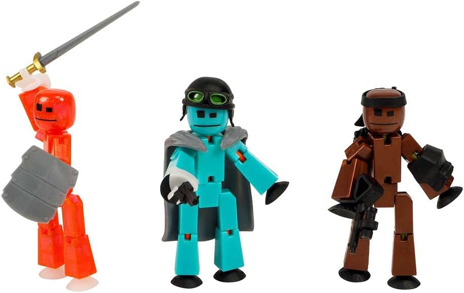Zing Off the Grid Stikbots Pack, Set of 6 Stikbot Poseable Action ...