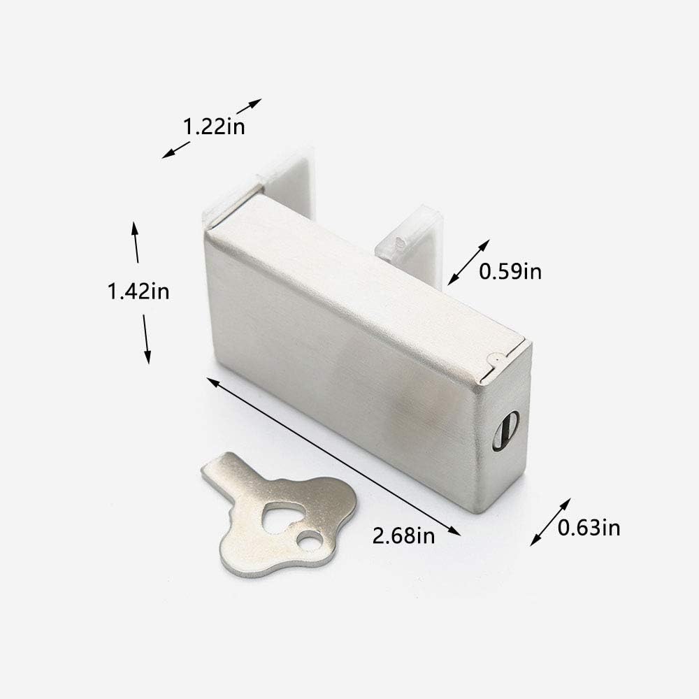 Anti Theft Safety Window Locks Door Stop Security Stainless Steel ...