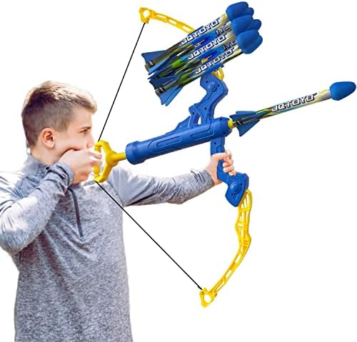 JQTOYD New Upgraded Huge Bow and Arrow for Kids 8-12 - Shoots Over 100 ...