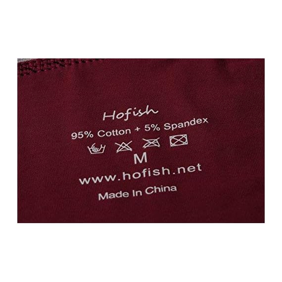 HOFISH US Men’s Seamless Comfort Soft Cotton Boxer Brief (Pack of 6 ...