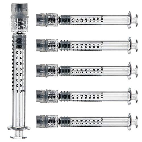BITOMIC 1ml Borosilicate Glass Syringe | 10 Pc Accurate Measuring ...