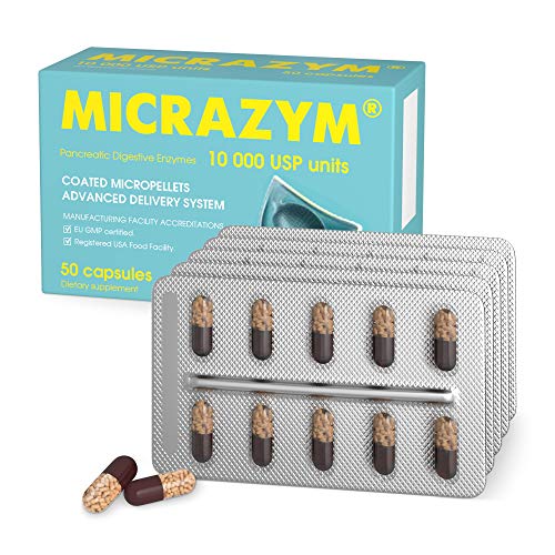 Micrazym AVVA Pharmа Pancreatic Enzymes - 10,000 USP Effective ...