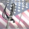 Military Ceremonial Sword U.S. Army Officer Saber Acid Etching Blade in ...