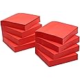 Amazon.com : 8 Pack Bright Red Sticky Notes with 100 Self-Stick Sheets ...