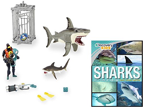 Buy Animal Planet Shark Attack Adventure Playset and Sharks Discovery ...
