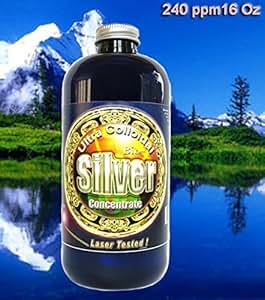 Amazon.com: Liquid Silver 16 oz. 240 PPM , Silver Mountain Minerals ...