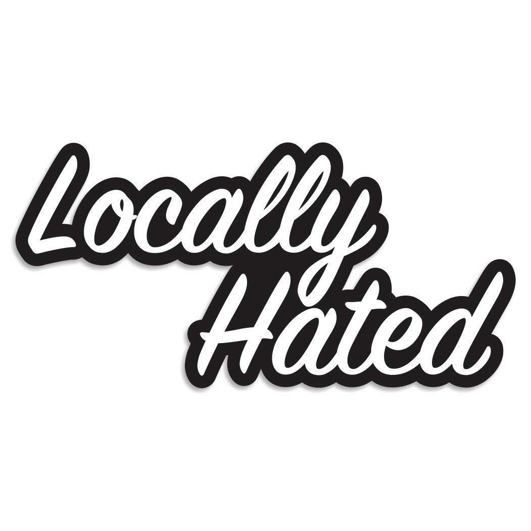 Amazon.com: Locally Hated Sticker Vinyl Decal Japan Self Adhesive JDM ...