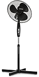 Sohler 216598 Black 16" Standing Pedestal Stand Fan Adjustable ...