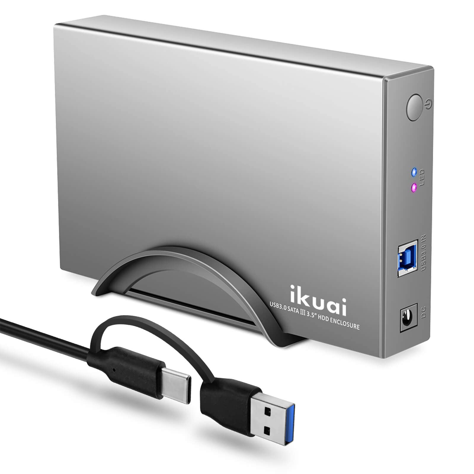 Mua ikuai Hard Drive Enclosure 3.5" Aluminum USB 3.0 / USB C to SATA ...