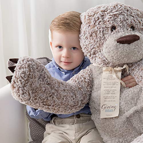 DEMDACO Jumbo 36 inch Giving Bear with Corduroy Ear Children's Plush ...