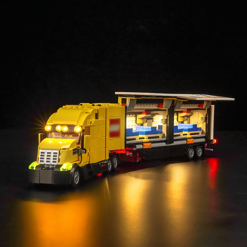 LocoLee LED Light Kit Compatible with Lego Yellow Delivery Truck - No ...