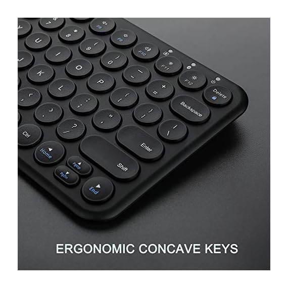 Wireless Keyboard and Mouse Combo, Jelly Comb KS45 2.4GHz Ultra Thin ...