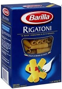 Amazon.com : Barilla Rigatoni, 16-Ounces (Pack Of 6) : Grocery ...