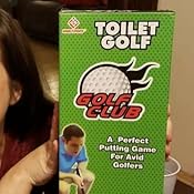 Amazon.com: Toilet Golf ,Potty Golf Drinker Toilet Toy Potty Putter ...