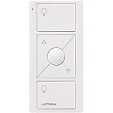 Lutron Pico Remote with Raise/Lower for Caseta Wireless Smart Dimmer Switches, PJ2-2BRL-GWH-L01 ...