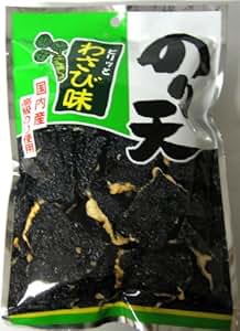 Amazon.com: Japanese Seaweed Wasabi Nori Ten Wheat Cracker- 1.4 Oz