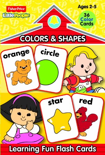Fisher Price Little People Preschool Flash Cards-Colors and Shapes ...