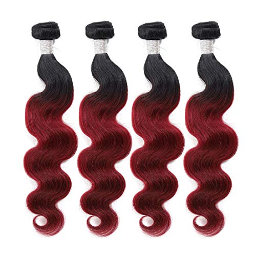 Ombre Body Wave Human Hair 4 Bundles Ombre Body Wave Human Hair Weave ...