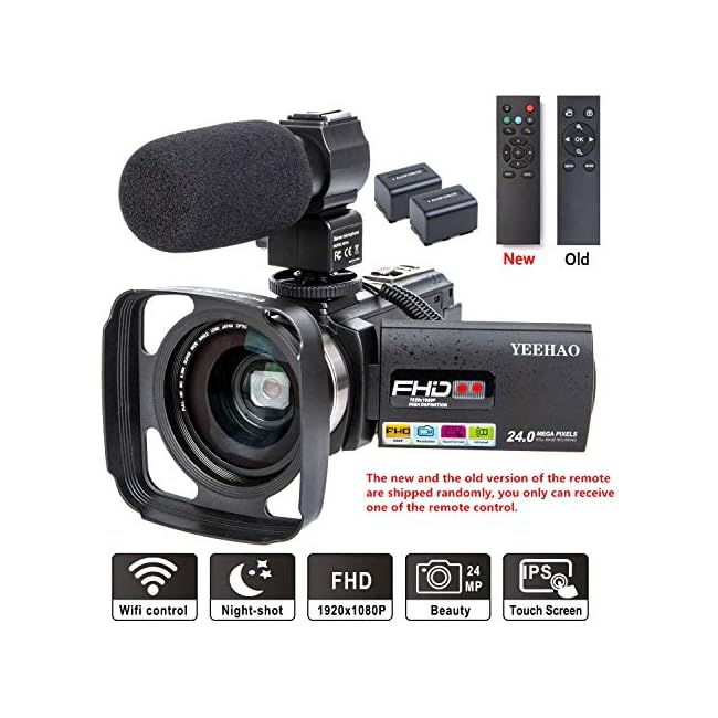 GuatemalaDigital.com: Camcorder Video Camera YEEHAO WiFi HD 1080P 24MP ...