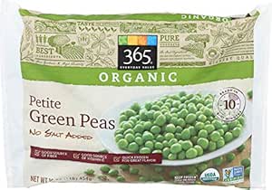 365 Everyday Value, Organic Petite Green Peas No Salt Added, 16 oz ...