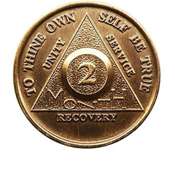 Amazon.com: AA Alcoholics Anonymous Medallion Set 30 60 90 Days 1 2 3 ...