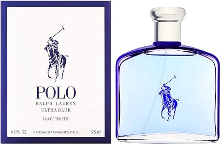 Ralph Lauren Polo Ultra Blue Cologne for Men Eau De Toilette, 4.2 ...