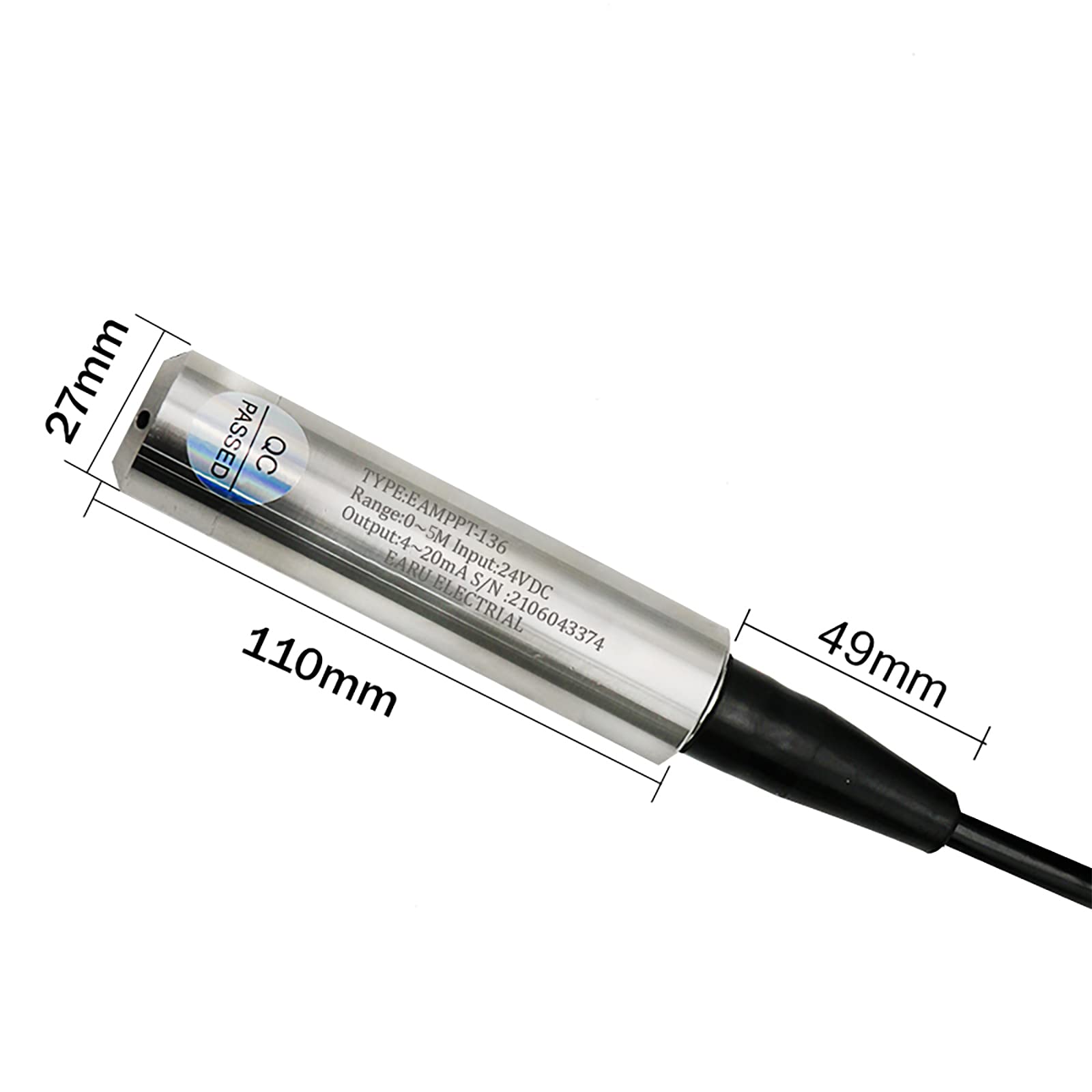 Mua 4-20MA Output Integral Level Transmitter Liquid Oil Water Level ...