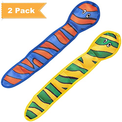 SCENEREAL Dog Water Pool Toys - 2 Pack Float Snakes, Interactive Chew ...