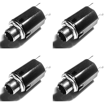 Amazon.com: CESS 6.35mm 1/4 Inch Female Stereo TRS Audio Socket Jack ...