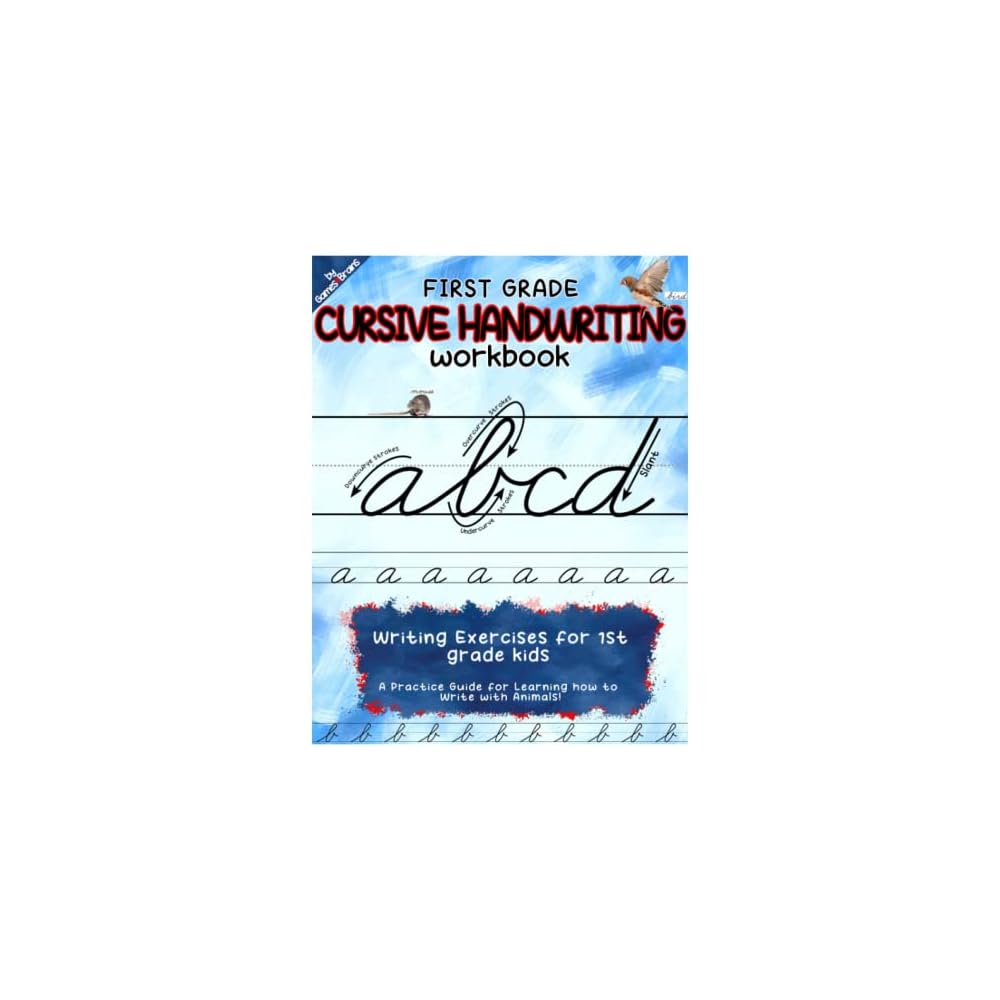 Buy First Grade Cursive Handwriting Workbook: Writing Exercises for 1st ...