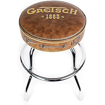 Amazon.com: Gretsch 24 in. 1883 Logo Barstool: Kitchen & Dining