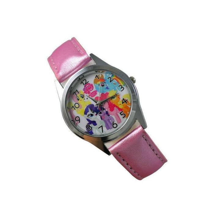 Buy My Little Pony Girl Pink Watch Disney Kids Leather Band Online at ...
