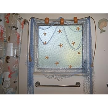Amazon.com: 10 X 8 Fishing Net, Fish Netting, Nautical Decor,valance ...