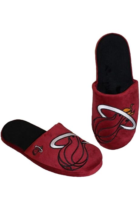 Ncaa Slippers FOCO Men's NCAA Team Logo Plush Slide Slippers ...