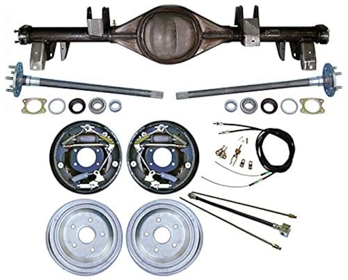 NEW CURRIE 65-70 CHEVY IMPALA REAR END WITH 10" DRUM BRAKES, BRAKE ...