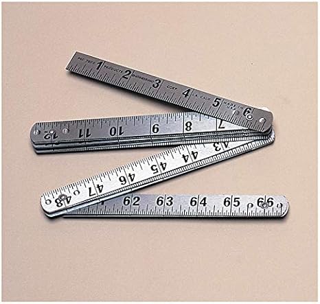 6" folding ruler for engineers, Carpenters, Contractors（3 foot /6 foot ...