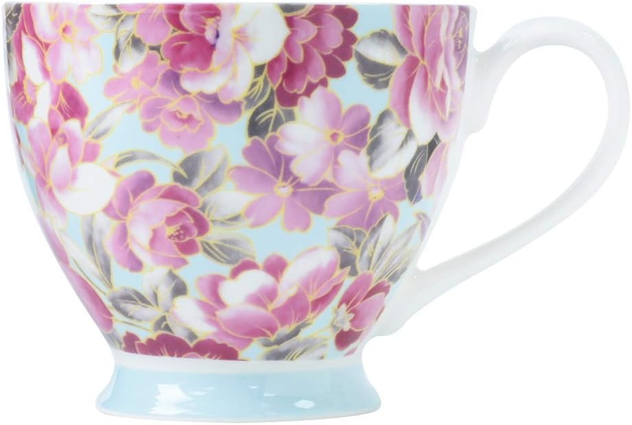 ProCook - Mug/Tasse à Pieds - en Porcelaine à la Cendre d'Os - Motif ...