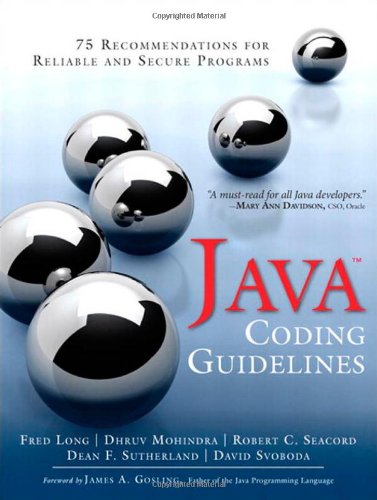 Java Coding Guidelines Let Me Read