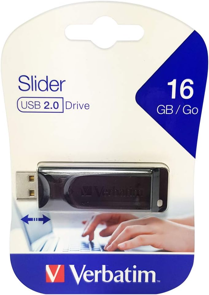 Verbatim 98696 - Memoria USB 2.0 de 16 GB, color negro: Amazon.es ...