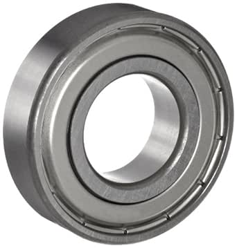 NSK R10Z Small Size Ball Bearing, Single Row, Single Shield, Pressed ...