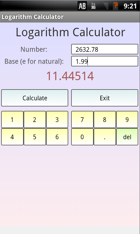 Logarithm Calculator:Amazon.com:Appstore for Android