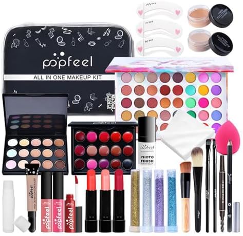 Women's Comprehensive Makeup Kit - All-in-One Set With Brush Set ...