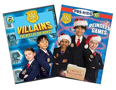 Amazon.com: PBS Odd Squad 2-Pack Learning and Educational DVD ...
