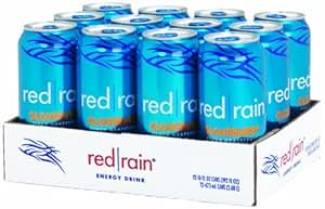 Amazon.com : Red Rain Energy Drink, Peach Grapefruit, 16-Ounce Cans ...