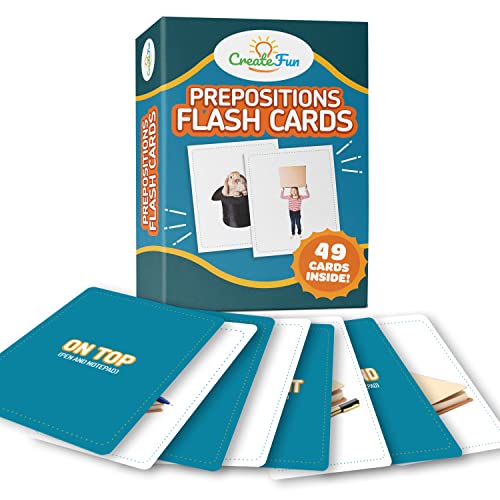 Preposition Flash Cards | 7 Total Prepositions 49 Picture Cards for ...