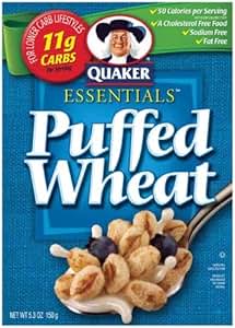 Amazon.com: Quaker Cereal Puffed Wheat - 10 Pack, 5.3 Oz: Breakfast Cereals